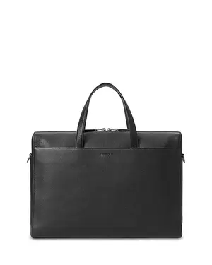 Shinola Canfield Leather Briefcase Black