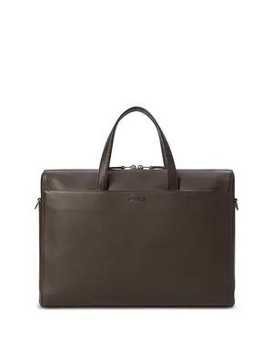 Shinola Canfield Leather Briefcase - Espresso