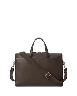 Shinola Canfield Leather Briefcase - Espresso