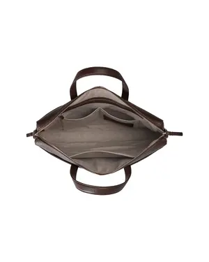 Shinola Canfield Leather Briefcase - Espresso
