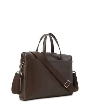 Shinola Canfield Leather Briefcase - Espresso