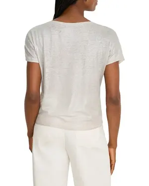 NIC+ZOE Glazed Feather Knit Sweater Top