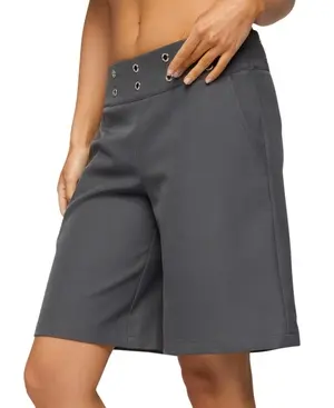 EDIKTED Grommet Low Rise Bermuda Shorts