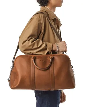 Shinola Runwell Leather Duffle Navigator