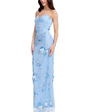 Dress The Population Daisy Strapless Gown