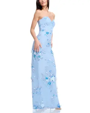 Dress The Population Daisy Strapless Gown