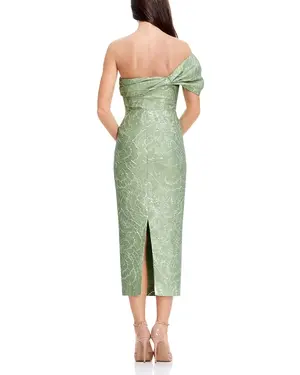 Dress The Population Cyprus Off The Shoulder Midi Dress