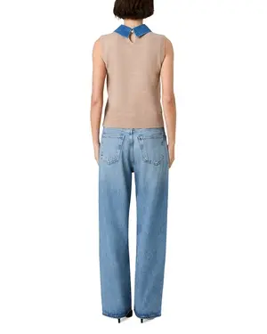 French Connection Babysoft Collared Knit Vest