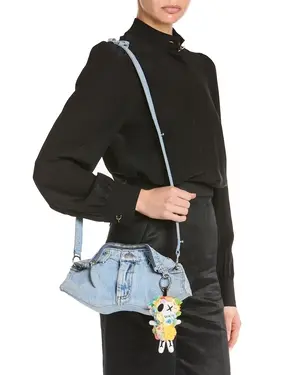 Alexander McQueen Floral Crochet Skelly Charm