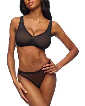 Cosabella Soire Iconic Curvy Wireless Bralette - Black