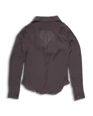 Acne Studios Collared Silk Blouse