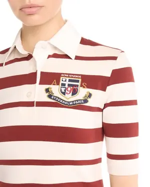 Acne Studios Embroidered Polo Tee