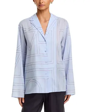 TOTEME Monogram Pajama Top