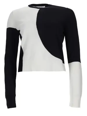 Max Mara Maglia Aderente In Viscosa Crêpe