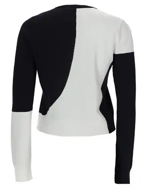 Max Mara Maglia Aderente In Viscosa Crêpe