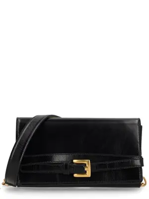 Balmain Portafoglio "shuffle" Con Tracolla - Black