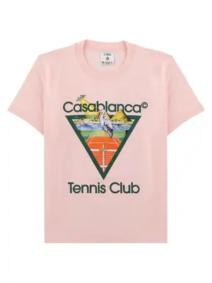 Casablanca Pyramid Abduction' T-shirt - Pink