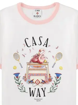 Casablanca Casa Way" T-shirt - White