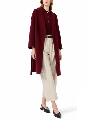 Max Mara Cotton Poplin Wide-leg Trousers