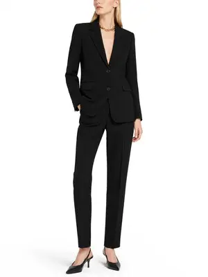 Max Mara Pantalone Carrot In Cady Tecnico