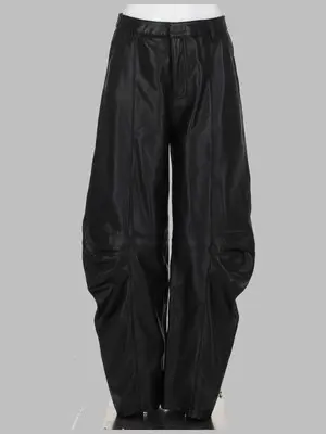 ROTATE BY BIRGER CHRISTENSEN Leather Cargo Pants