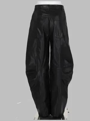 ROTATE BY BIRGER CHRISTENSEN Leather Cargo Pants