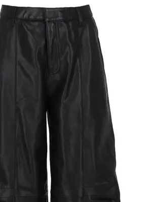 ROTATE BY BIRGER CHRISTENSEN Leather Cargo Pants