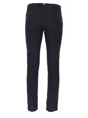Incotex Textured Logo Patch Pants