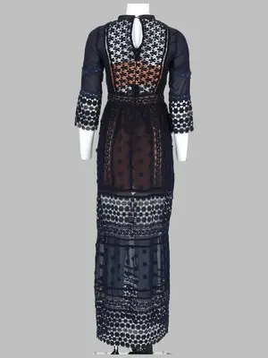 NJ COUTURE Abito Con Dettagli In Pizzo