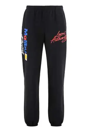 LOCAL AUTHORITY LA Essential Cotton Track Pants - Black