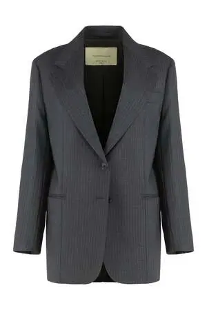 Max Mara Pinstripe Wool Blazer