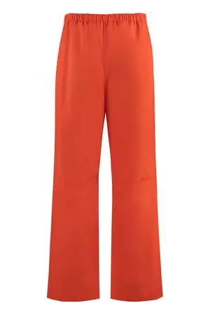 Gucci Skater Poplin Cotton Trousers - Orange