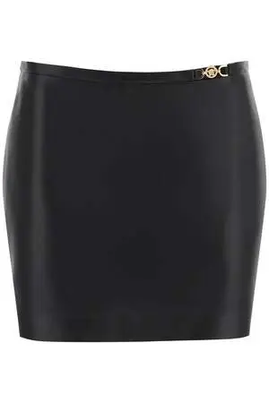 Versace Leather Mini Skirt