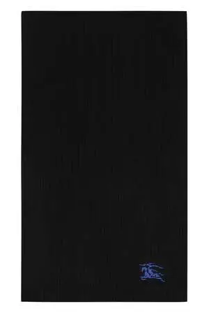 Burberry Luxurious Cashmere Scarf 180 X 25 Cm - Black