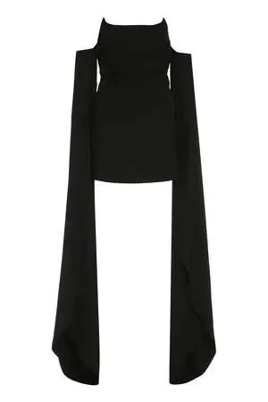 Giuseppe Di Morabito Jersey Mini Dress With Sculptural Sleeves