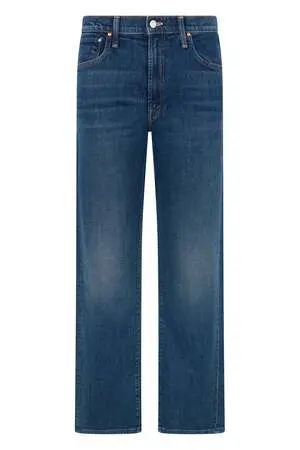 MOTHER Straight Fit Denim Jeans - Blue