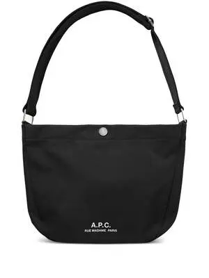 A.p.c. Mini Button Closure Shoulder Bag - Nero