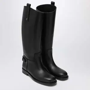Burberry Knee-high Cavalier Boots With Buckle Detail