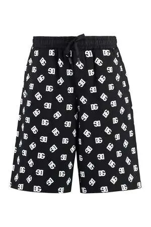Dolce & Gabbana Cotton Bermuda Shorts - Black