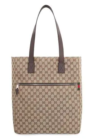Gucci Gg Fabric Tote Handbag 35 Cm X 41 Cm