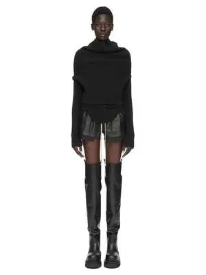Rick Owens Tailored Virgin Wool Blend Trousers - Nero