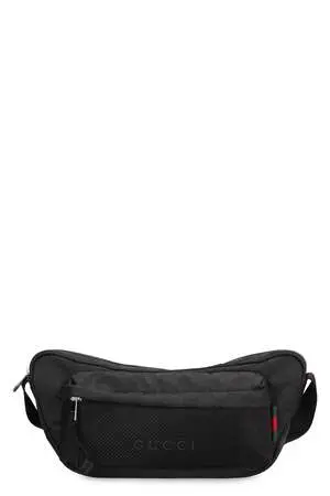 Gucci Gg Jacquard Mini Handbag - Black