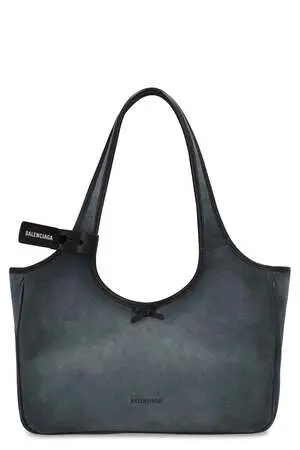 Balenciaga Bow Suede Lau Tote Bag
