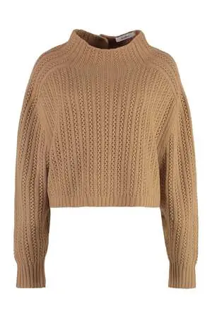Max Mara Hodeida Wool And Cashmere Sweater - Camel