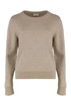 Celine Crew Neck Sweater In Heritage Cashmere