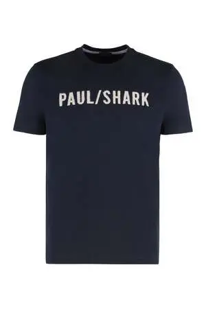 Paul & Shark Classic Logo T-shirt For - Blue