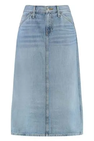 RE/DONE RE/DONE Originals Low Rider Midi Skirt In Vintage Flow
