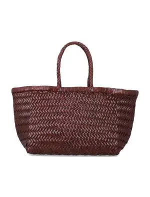 Dragon Diffusion Mini Woven Leather Tote Bag