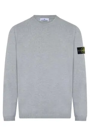 Stone Island Minimalist Crew Neck Long-sleeve Sweater