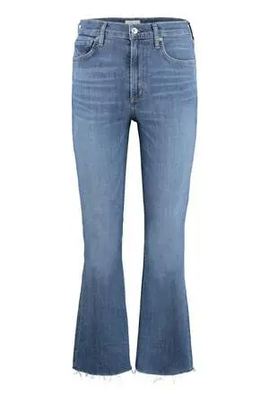 Citizens Of Humanity Isola Cropped Boot Jeans - Denim